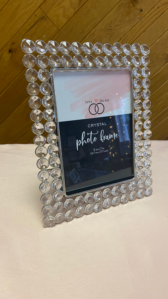 PIPE100-A Rhinestone Photo Frame – K&K Bridal LLC